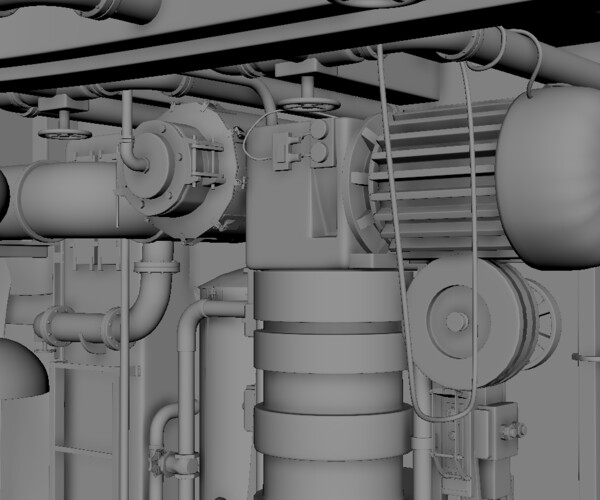 ArtStation - Futuristic Sci-fi Factory With Over 70+ Detailed Objects ...