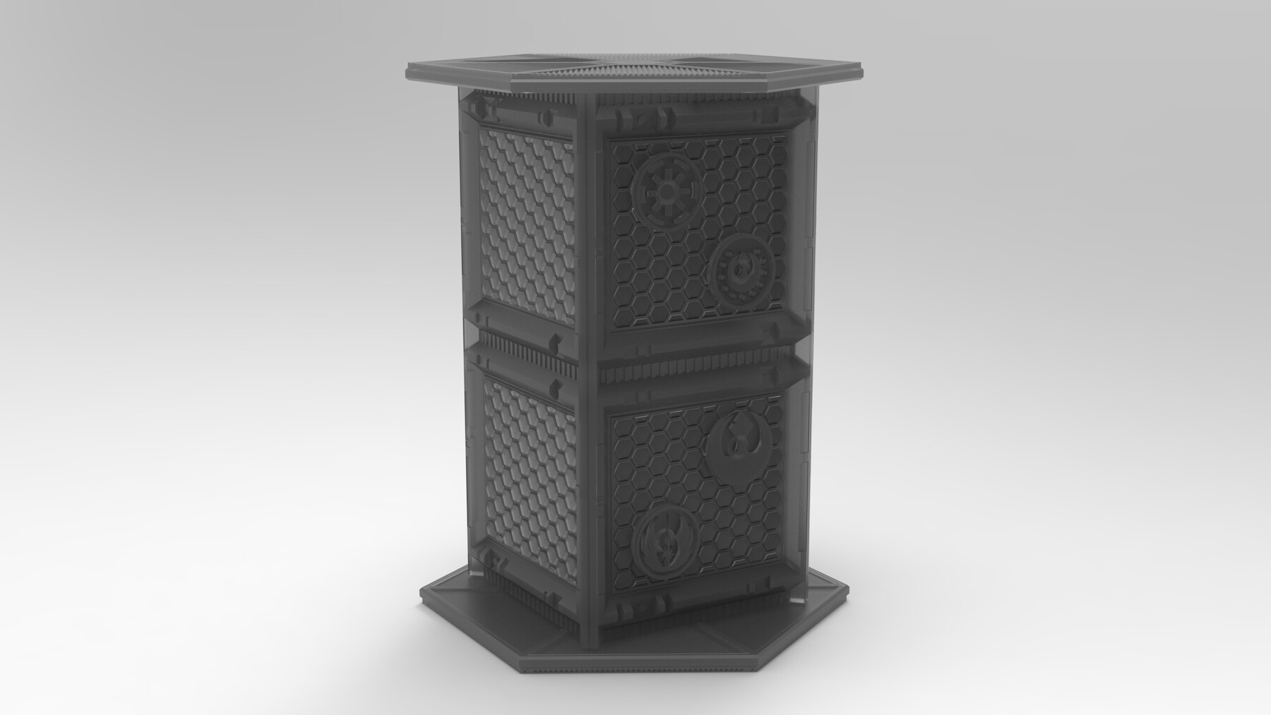 ArtStation - Artifact box with Star Wars Fighter ship as a storage ...