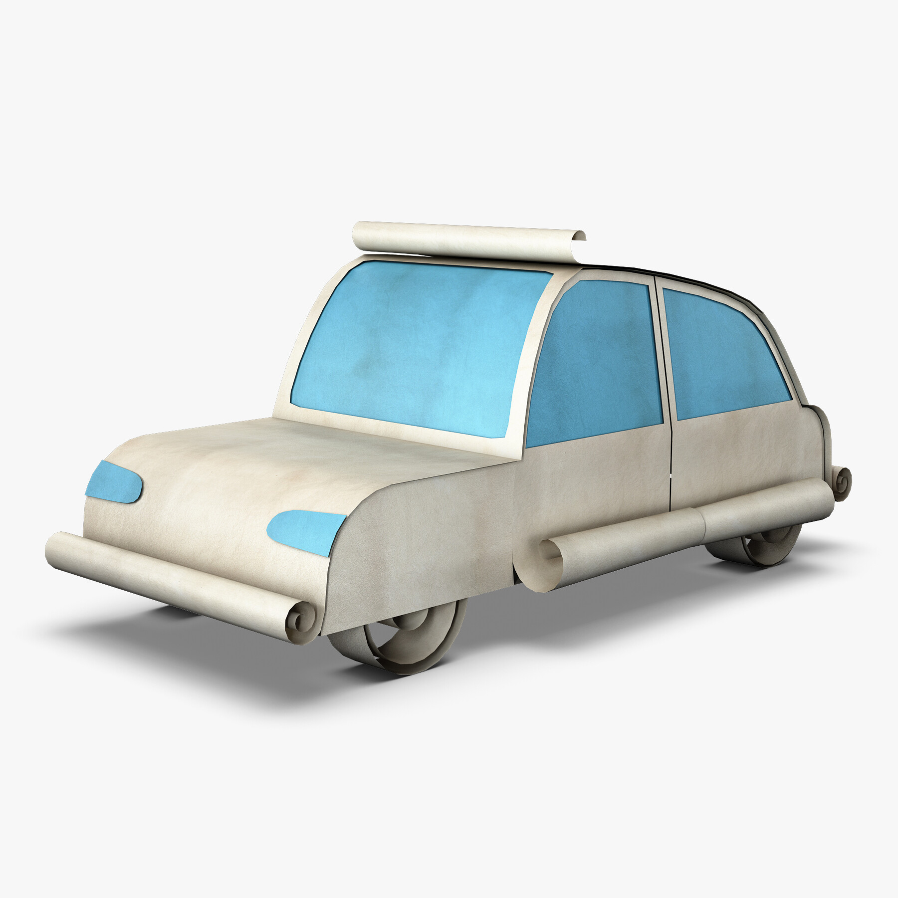ArtStation - Car Hatchback Paper v 1 | Resources
