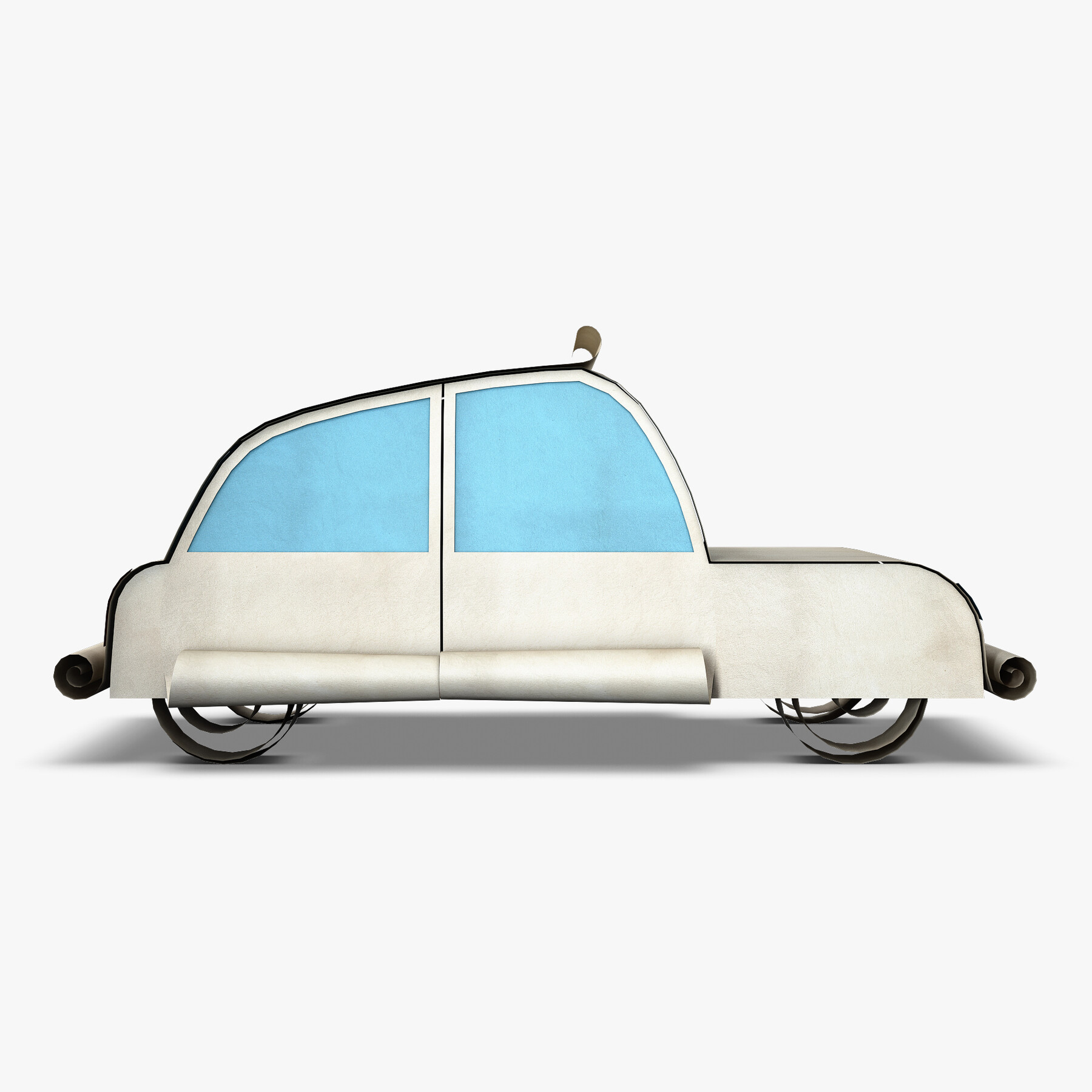 ArtStation - Car Hatchback Paper v 1 | Resources