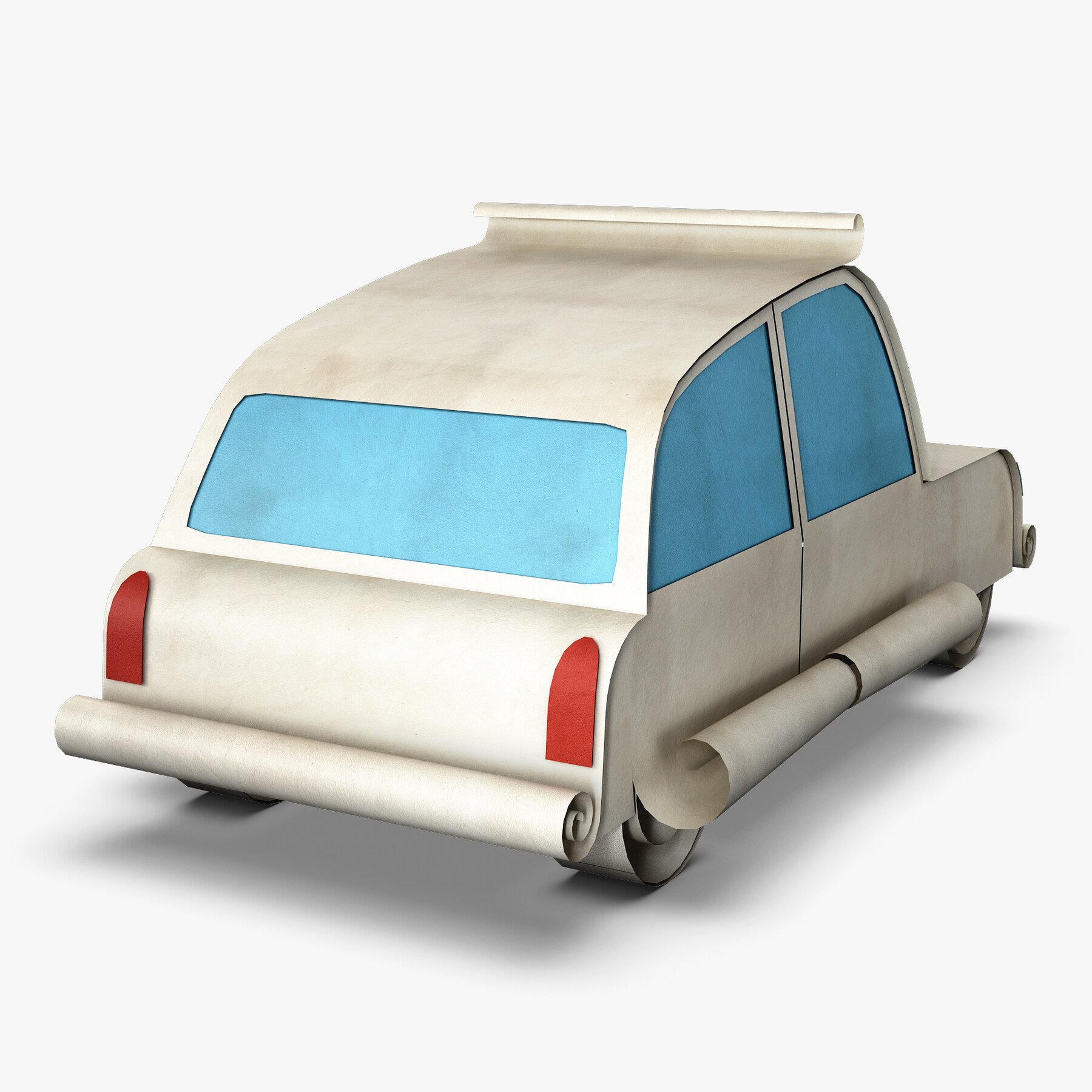 ArtStation - Car Hatchback Paper v 1 | Resources