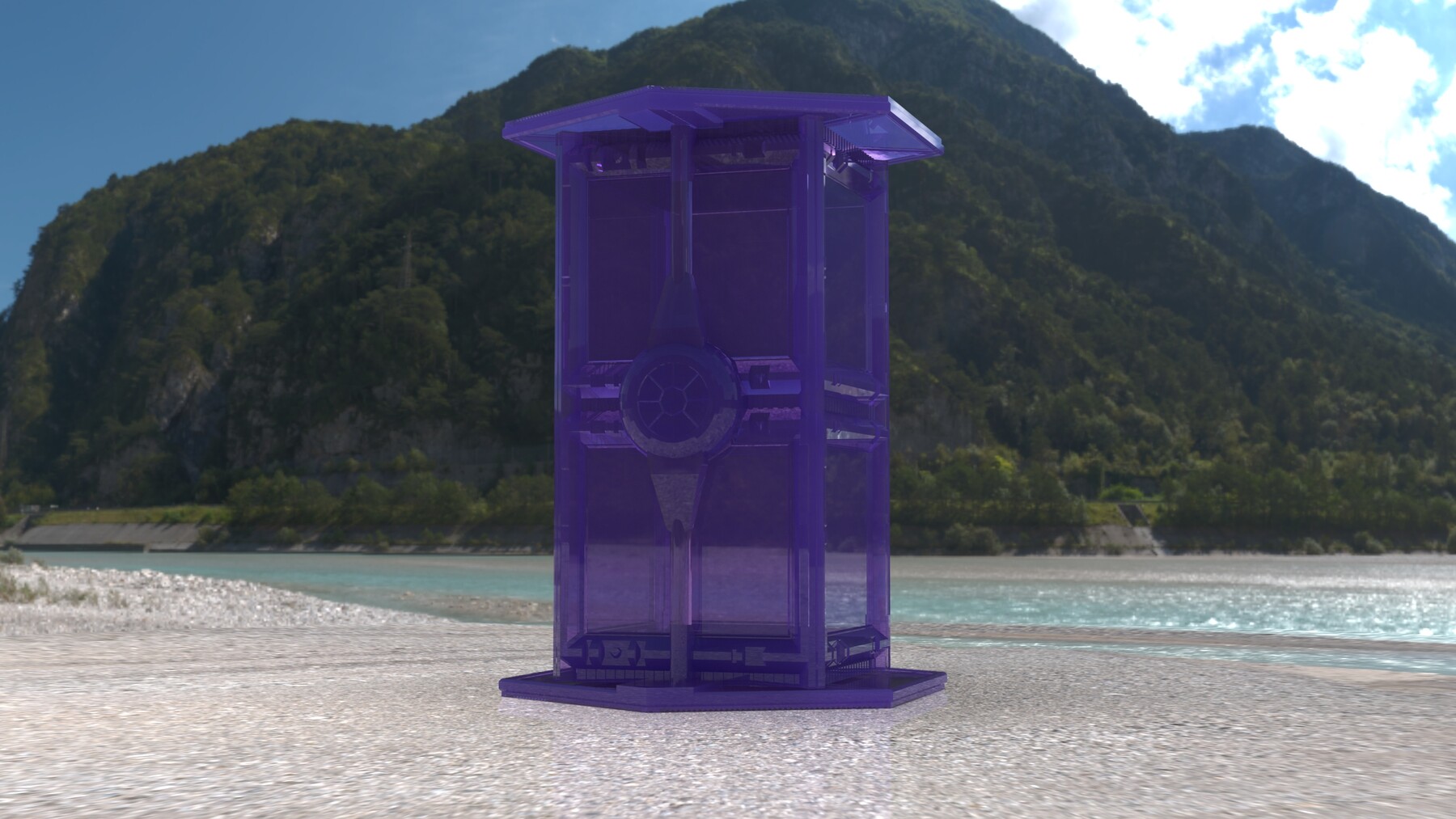 ArtStation - Artifact box with Star Wars Fighter ship as a storage ...