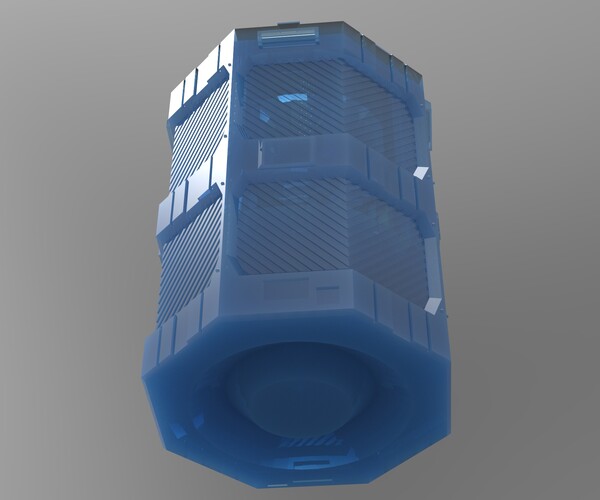 ArtStation - Sci-fi Canister as a storage container | Resources