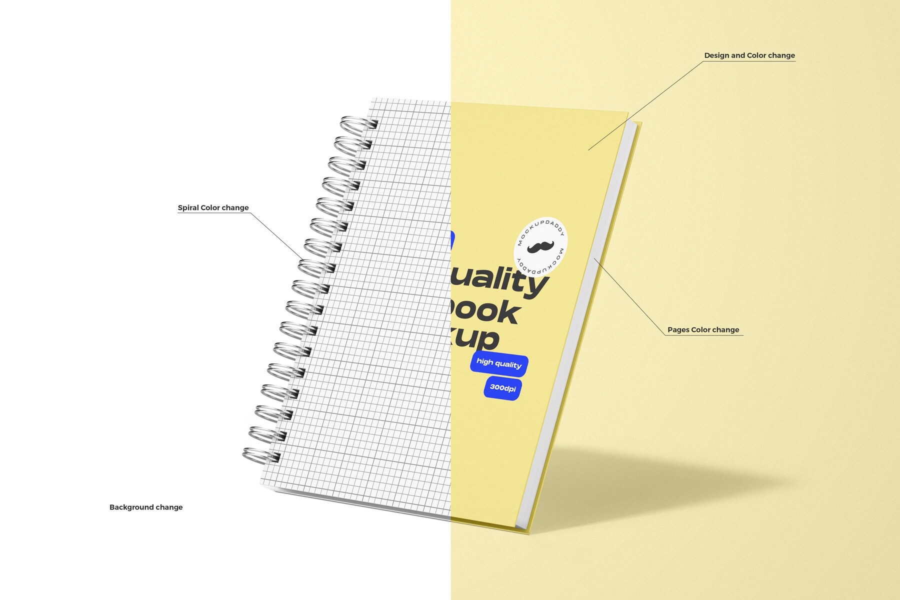 ArtStation - Premium A4 Spiral Mockup | Artworks