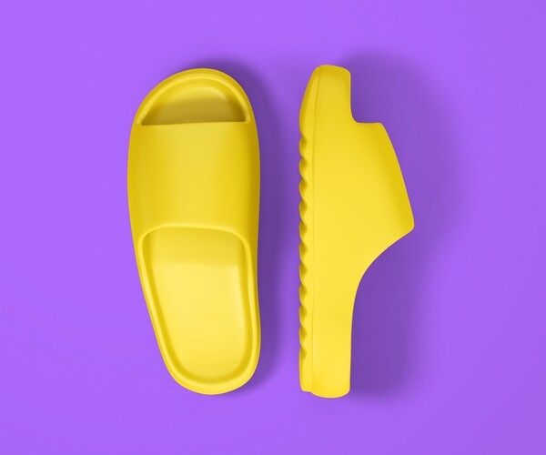 ArtStation - Slide Slippers Mockup | Artworks
