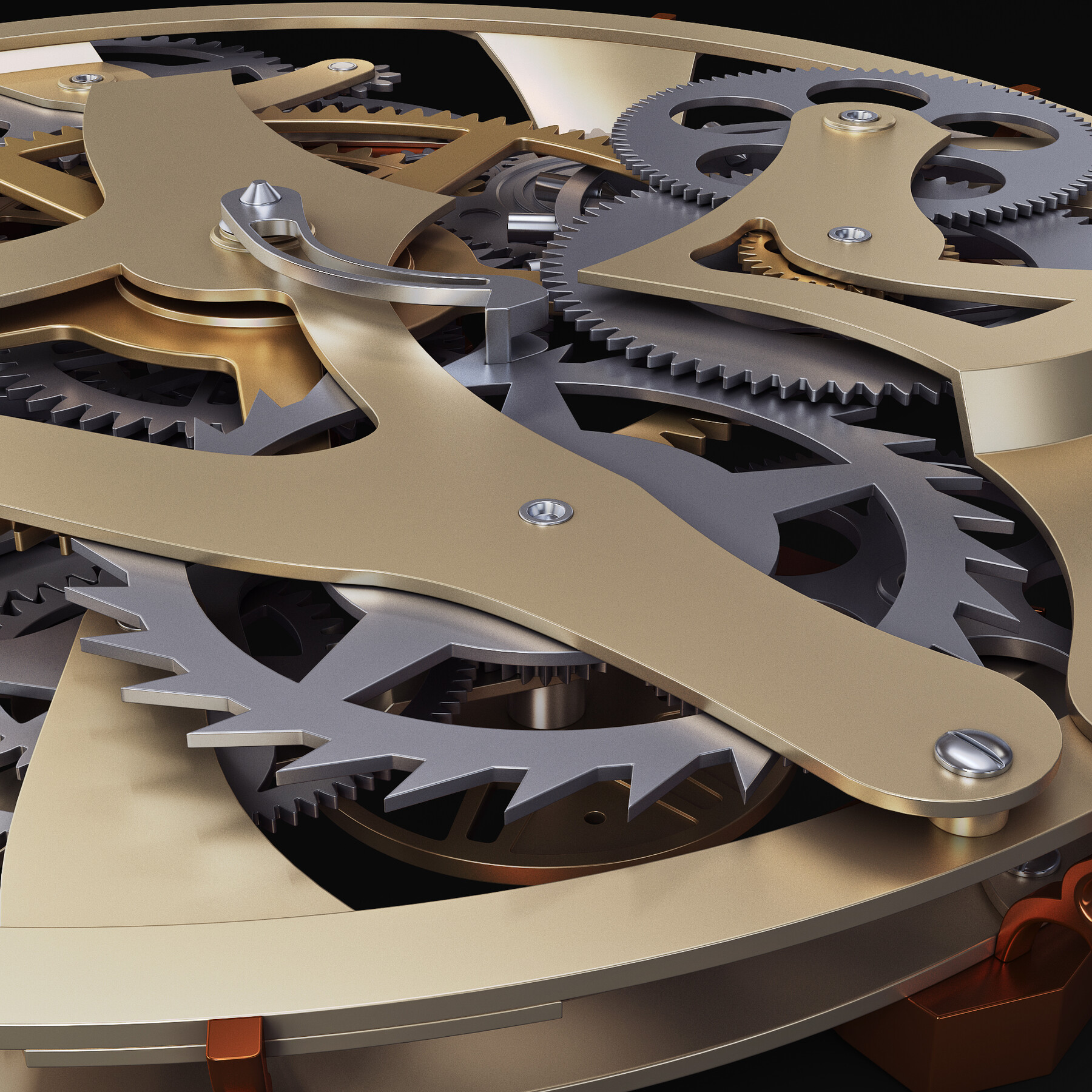 ArtStation - Clock Mechanism With Gears v 2 | Resources
