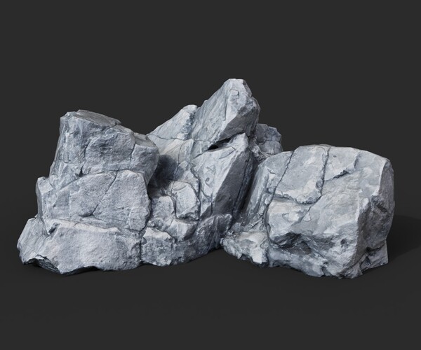 ArtStation - Base Gray Rock 230209 - Ultra HD 16K Texture | Game Assets