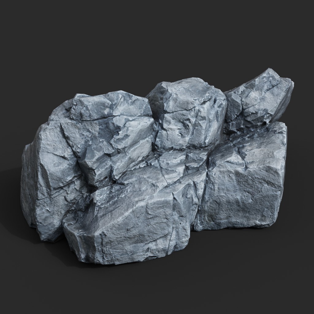 ArtStation - Base Gray Rock 230209 - Ultra HD 16K Texture | Game Assets