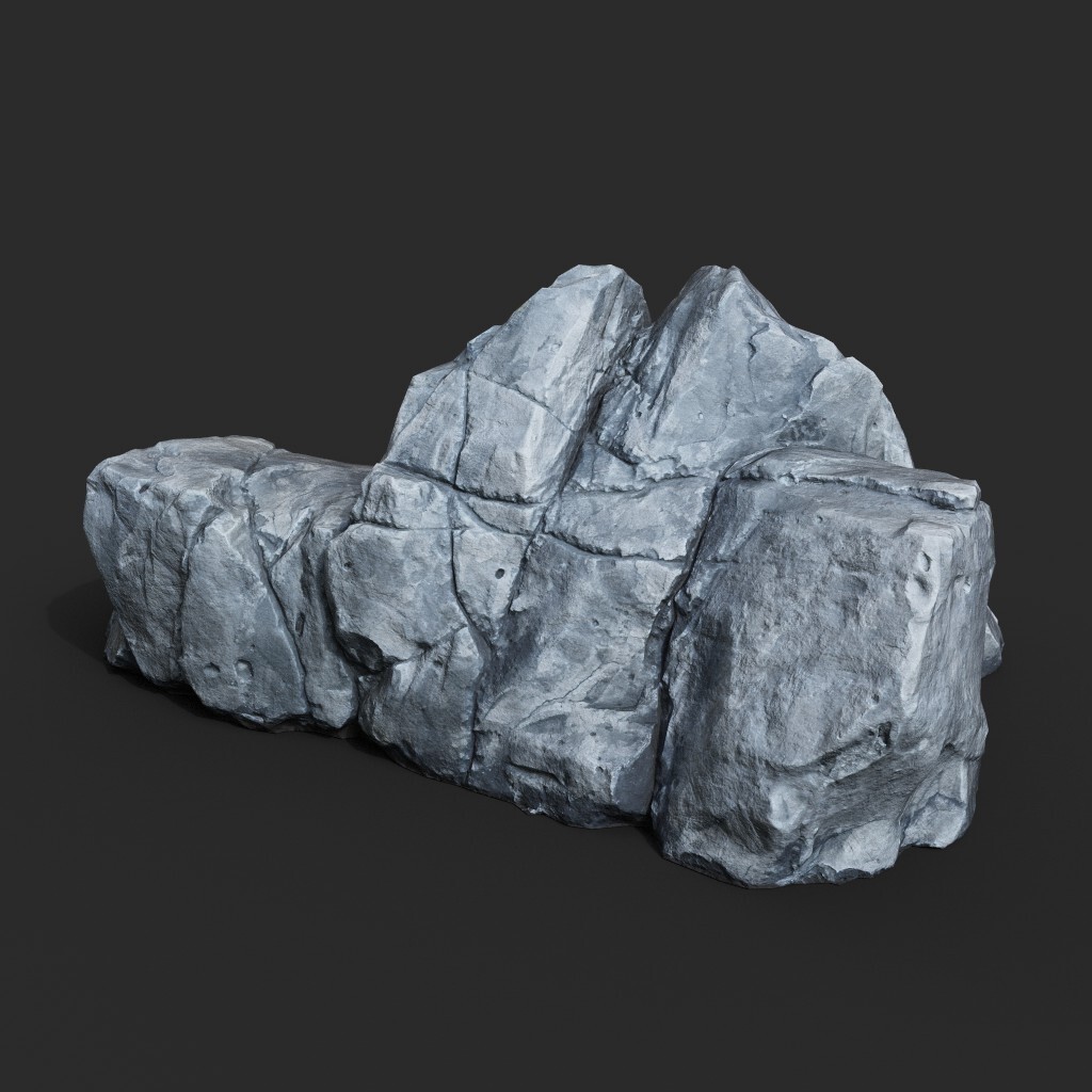ArtStation - Base Gray Rock 230209 - Ultra HD 16K Texture | Game Assets
