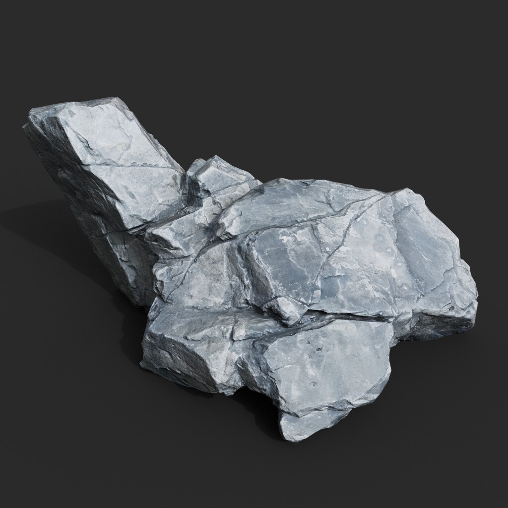 ArtStation - Base Gray Rock 230209 - Ultra HD 16K Texture | Game Assets