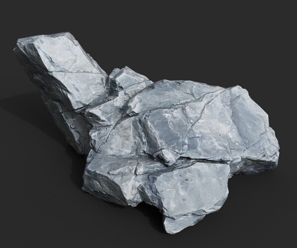 ArtStation - Base Gray Rock 230209 - Ultra HD 16K Texture | Game Assets