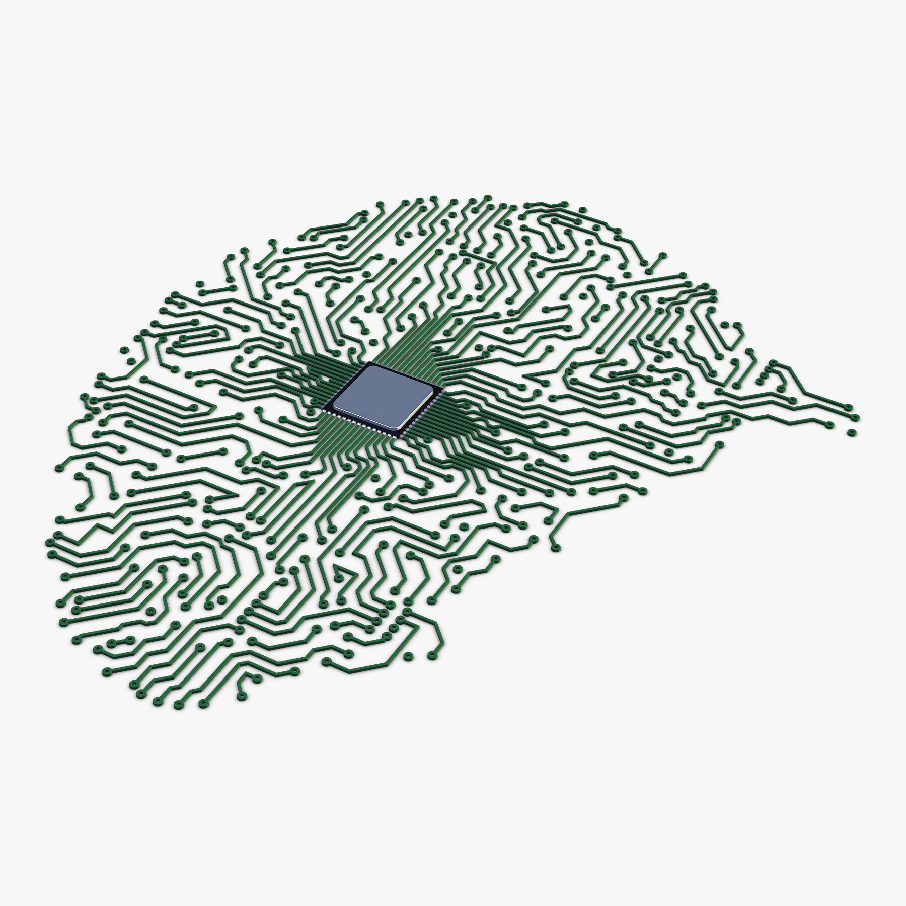 ArtStation - Electronic Circuit Board Brain v 1 | Resources