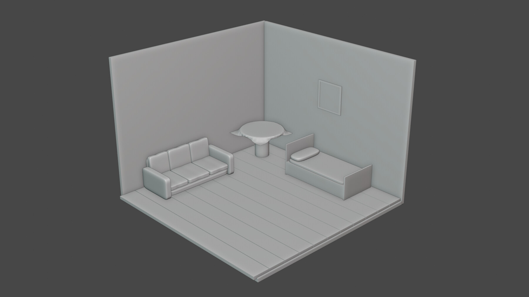 ArtStation - 3d mini modern room | Resources