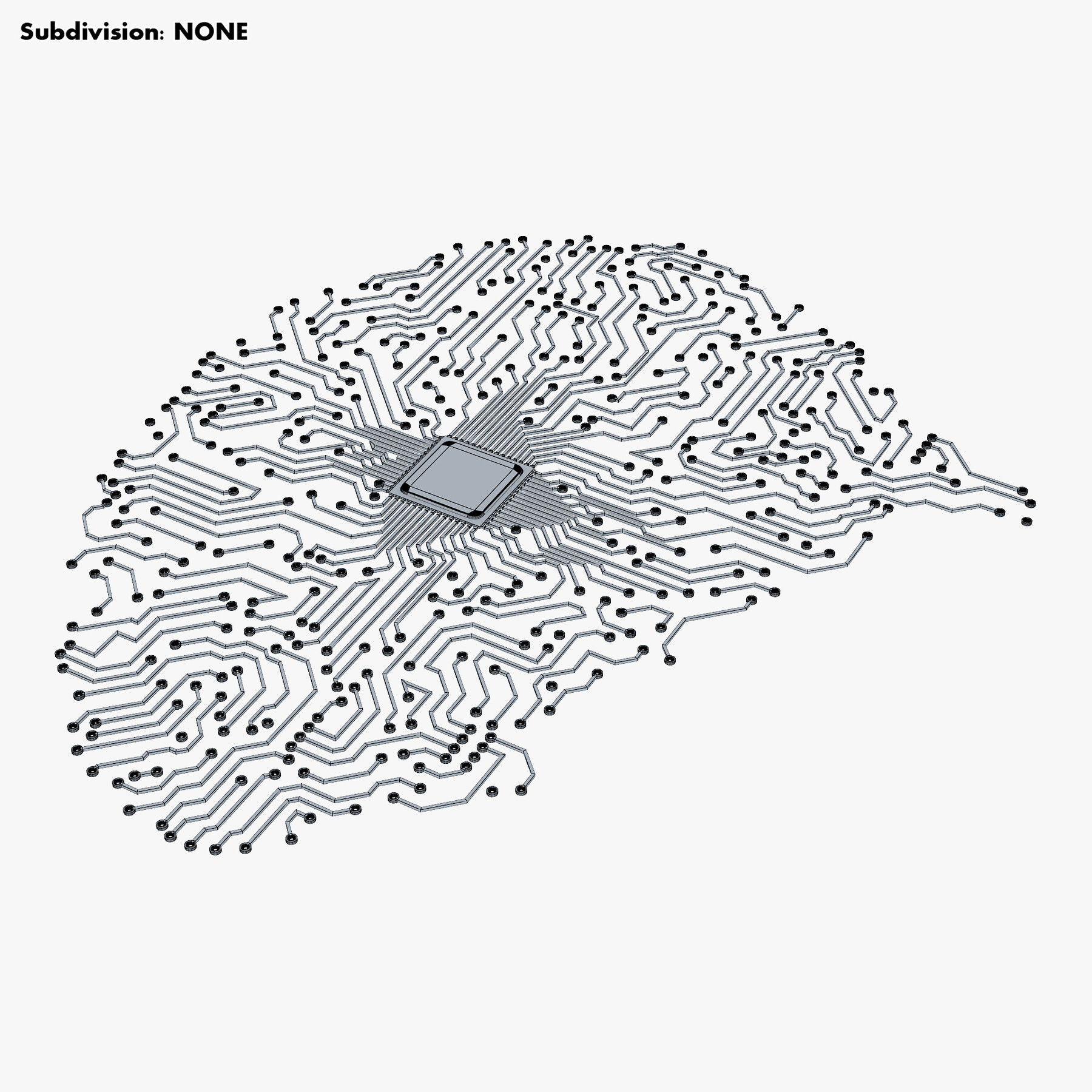 ArtStation - Electronic Circuit Board Brain v 1 | Resources