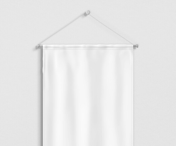 ArtStation - Pennant Flag Mockup | Artworks