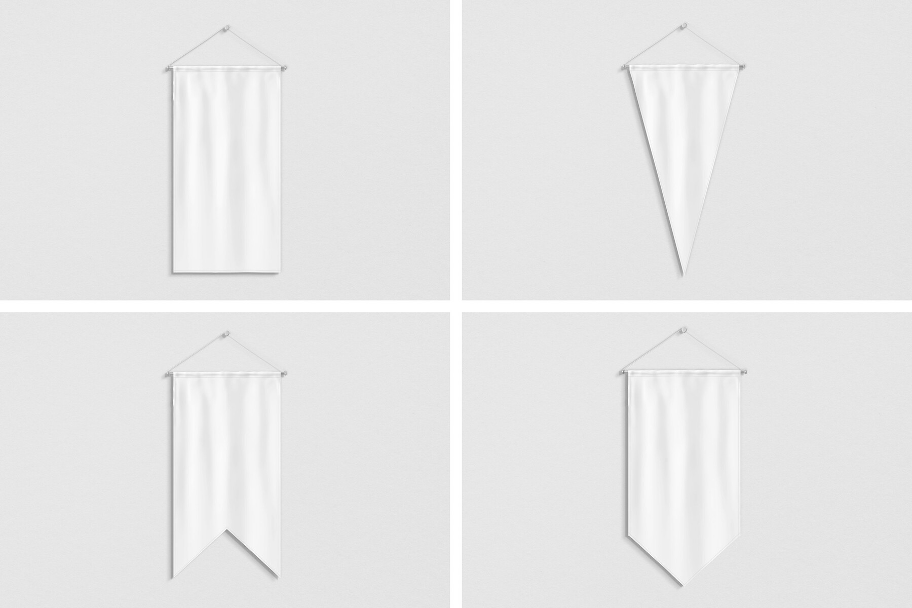 ArtStation - Pennant Flag Mockup | Artworks