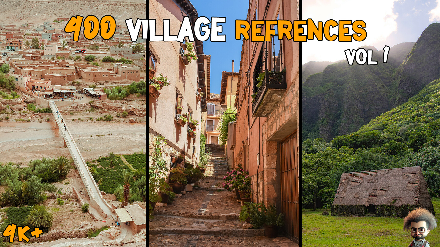 ArtStation - 400 Villages Reference Pack - Vol 1 | Resources