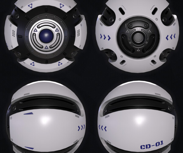 ArtStation - Sci-fi Drone | Game Assets