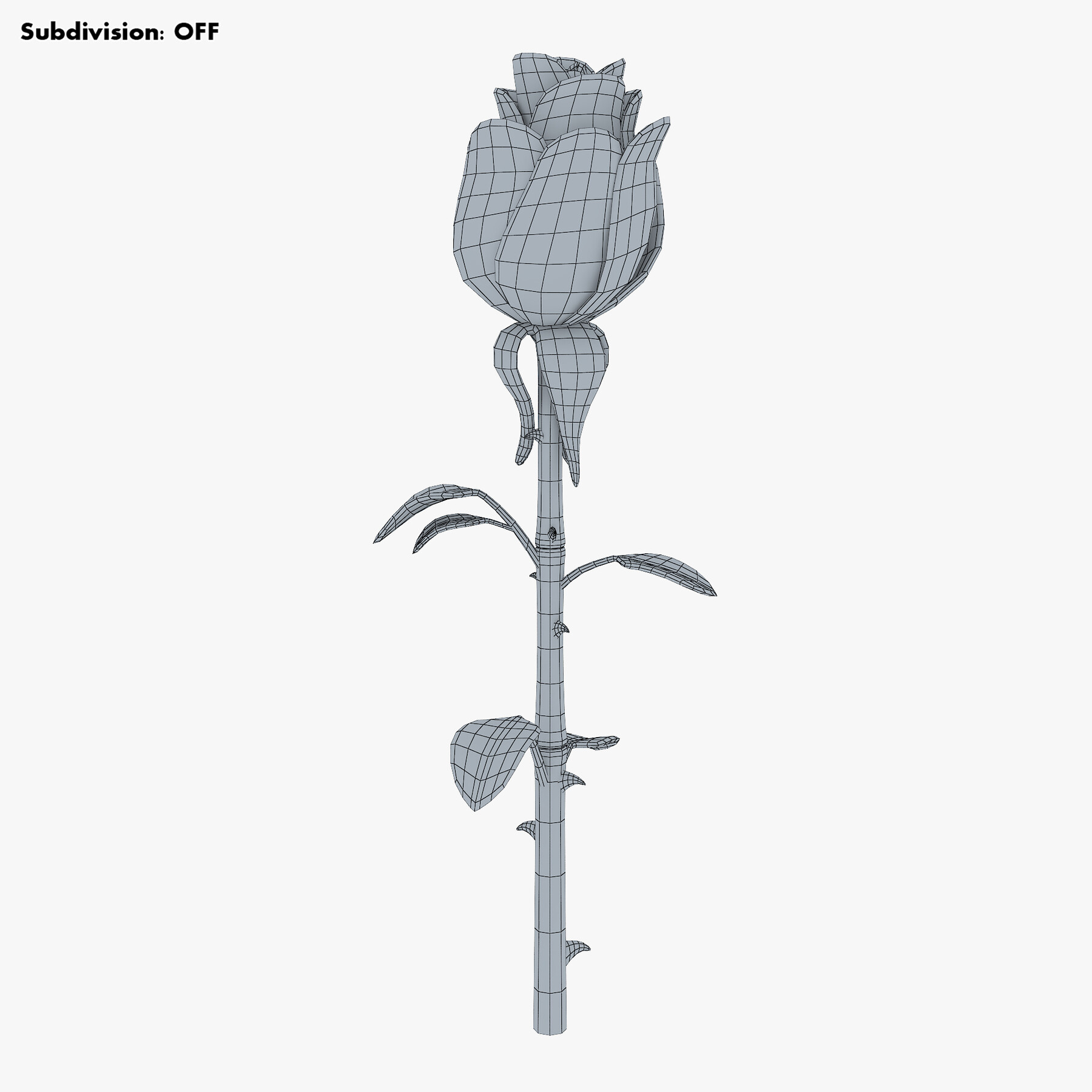 ArtStation - Cartoon Rose Flower v 1 | Resources