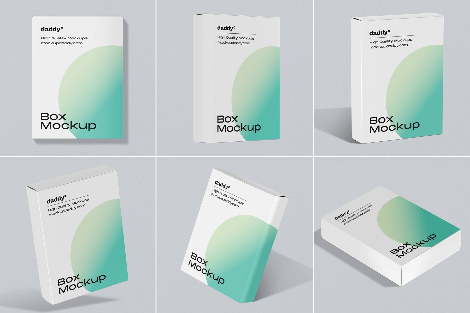 Mockupdaddy - Packaging Box Mockup