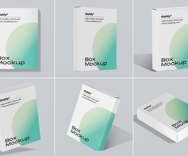 ArtStation - Packaging Box Mockup | Resources
