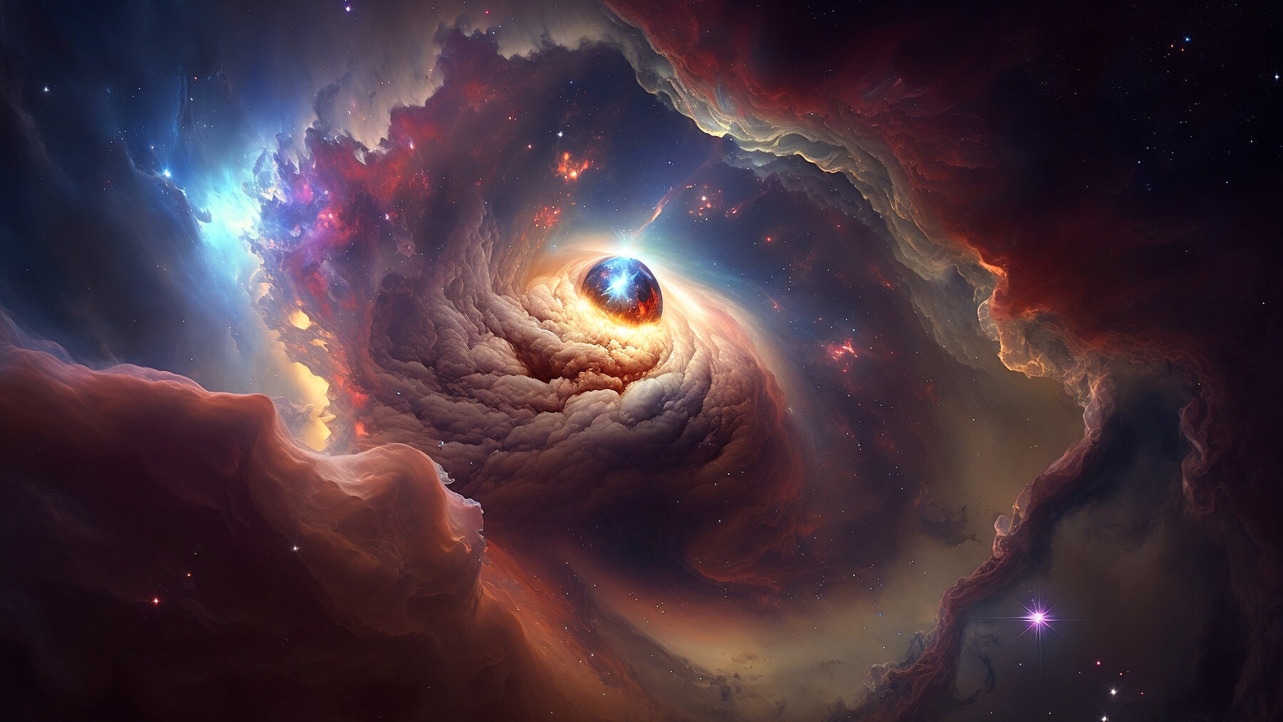 ArtStation - The scenes of galactic nebulae 50 vol. 2 | Artworks