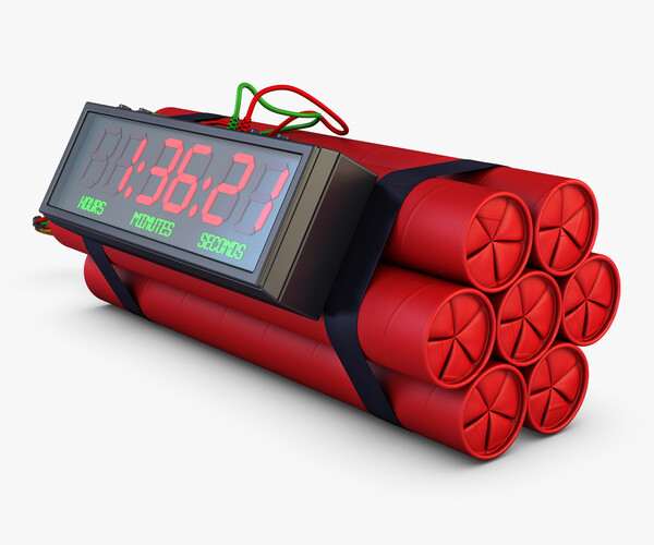 ArtStation - Dynamite Digital Time Bomb v 1 | Resources