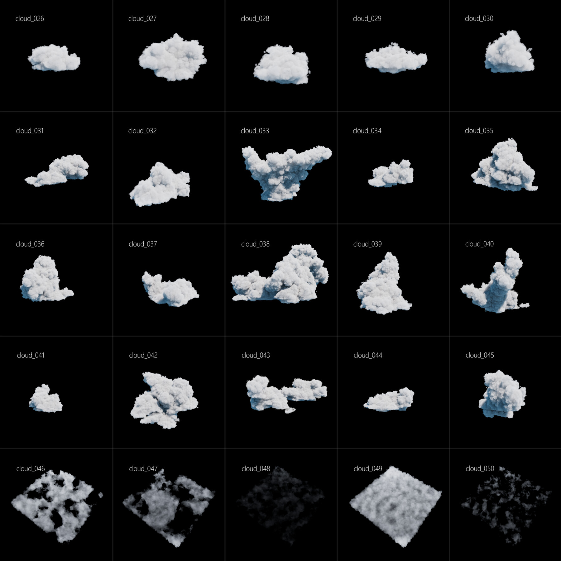 ArtStation - VBD Cloud Pack Vol.01 | Resources