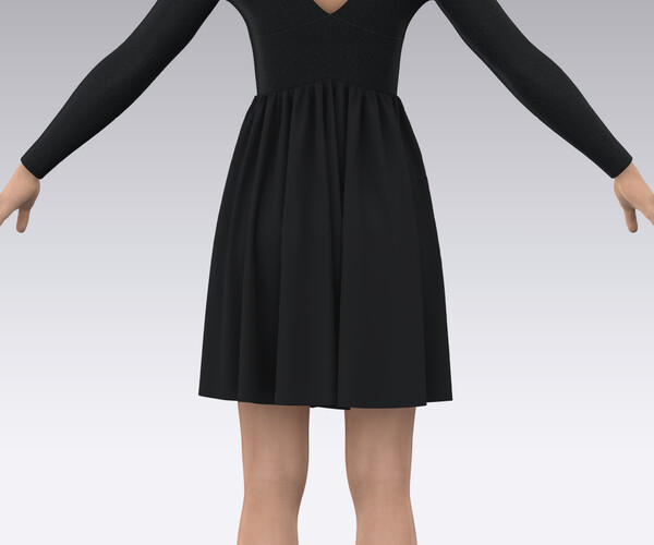ArtStation - Dress Outfits MD CLO 3D ZPRJ ZPAC project files 3D model ...