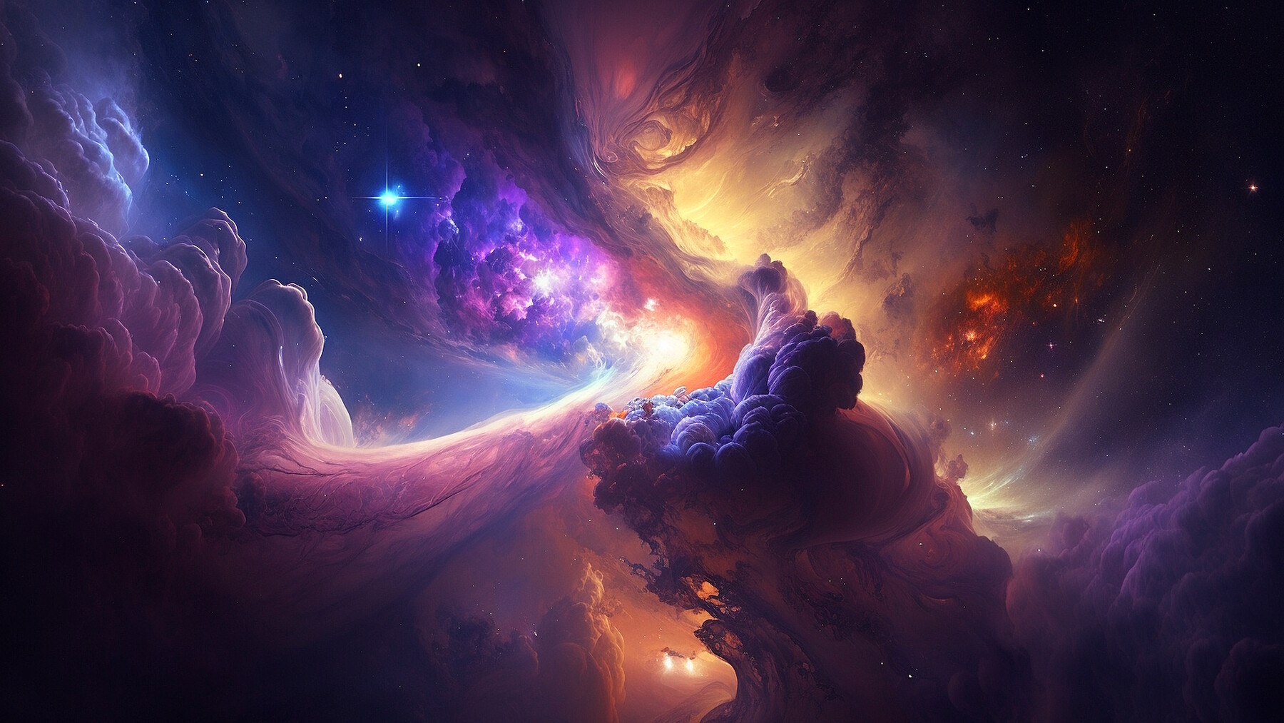 ArtStation - The scenes of galactic nebulae 100 vol. 1 | Artworks