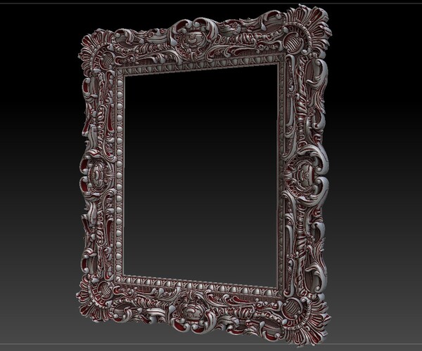 ArtStation - 3D model for CNC machines photo frame | Resources