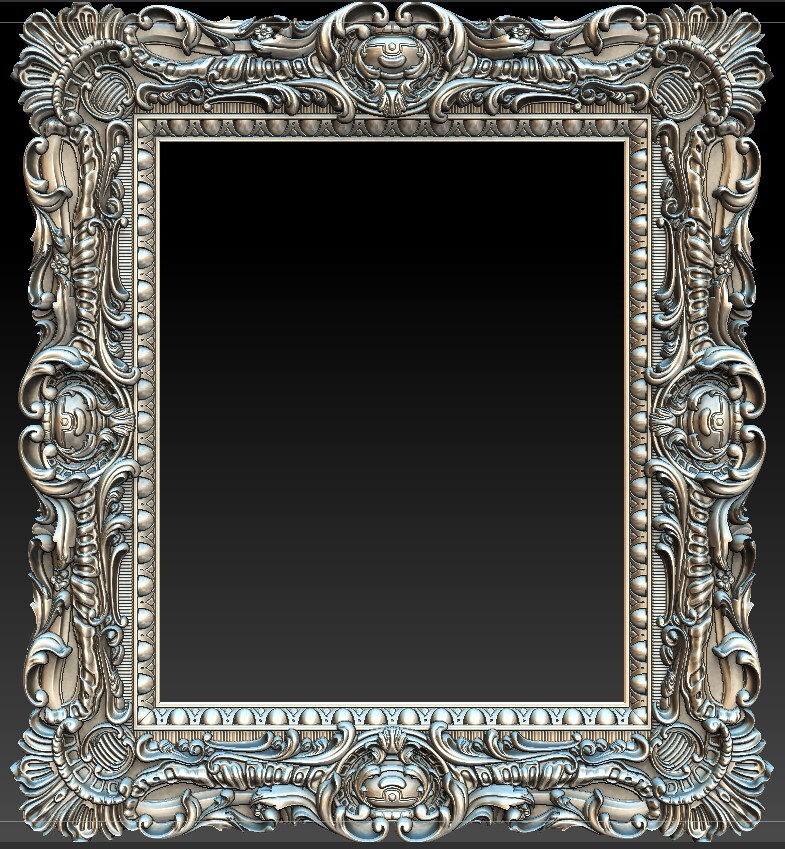 ArtStation - 3D model for CNC machines photo frame | Resources