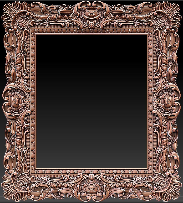 ArtStation - 3D model for CNC machines photo frame | Resources