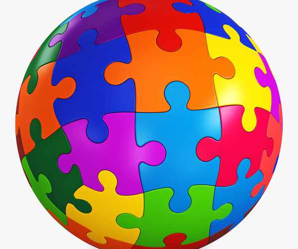 ArtStation - Colored Sphere Puzzle v 3 | Resources