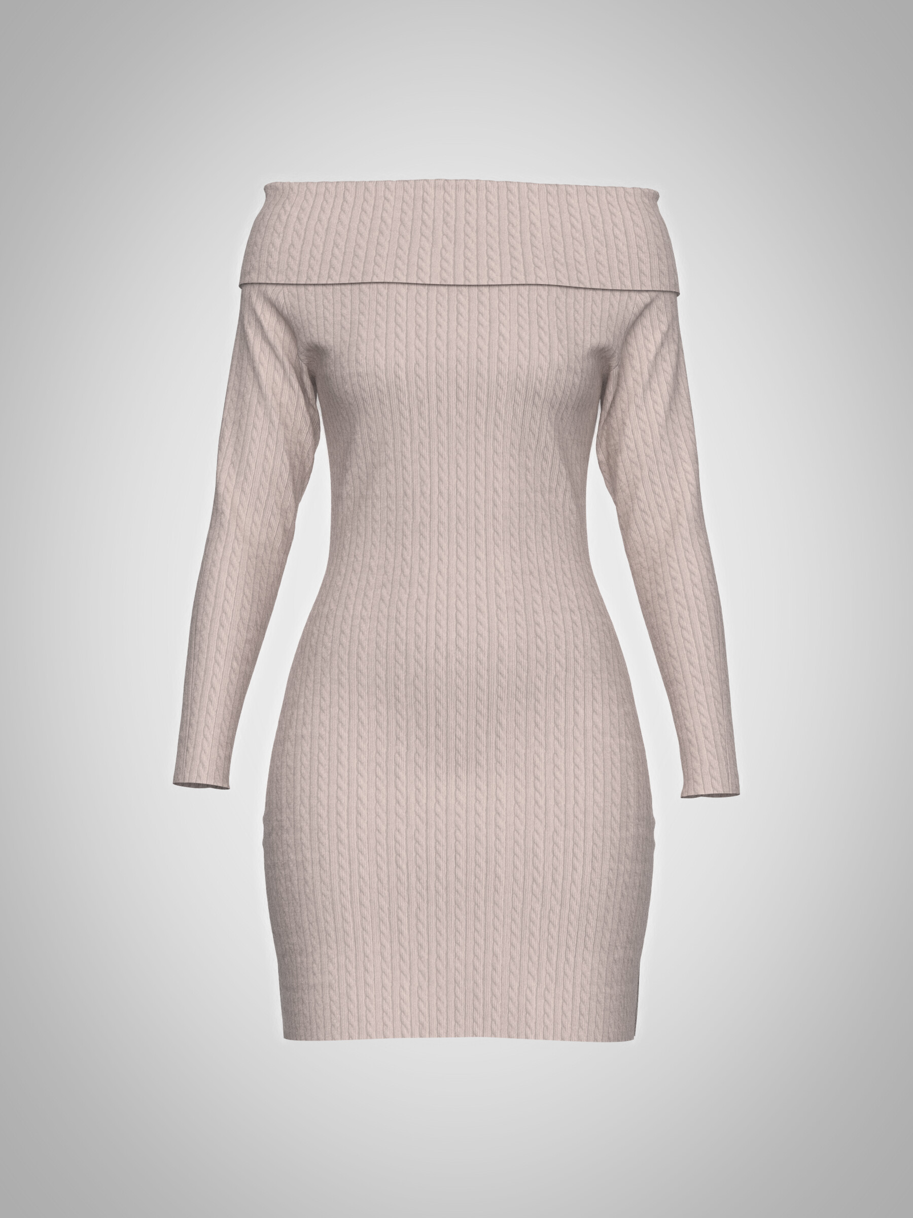 ArtStation - 3D KNITWEAR DRESS / WOMEN | Resources