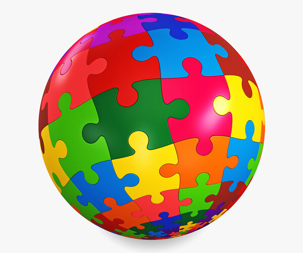 ArtStation - Colored Sphere Puzzle v 4 | Resources