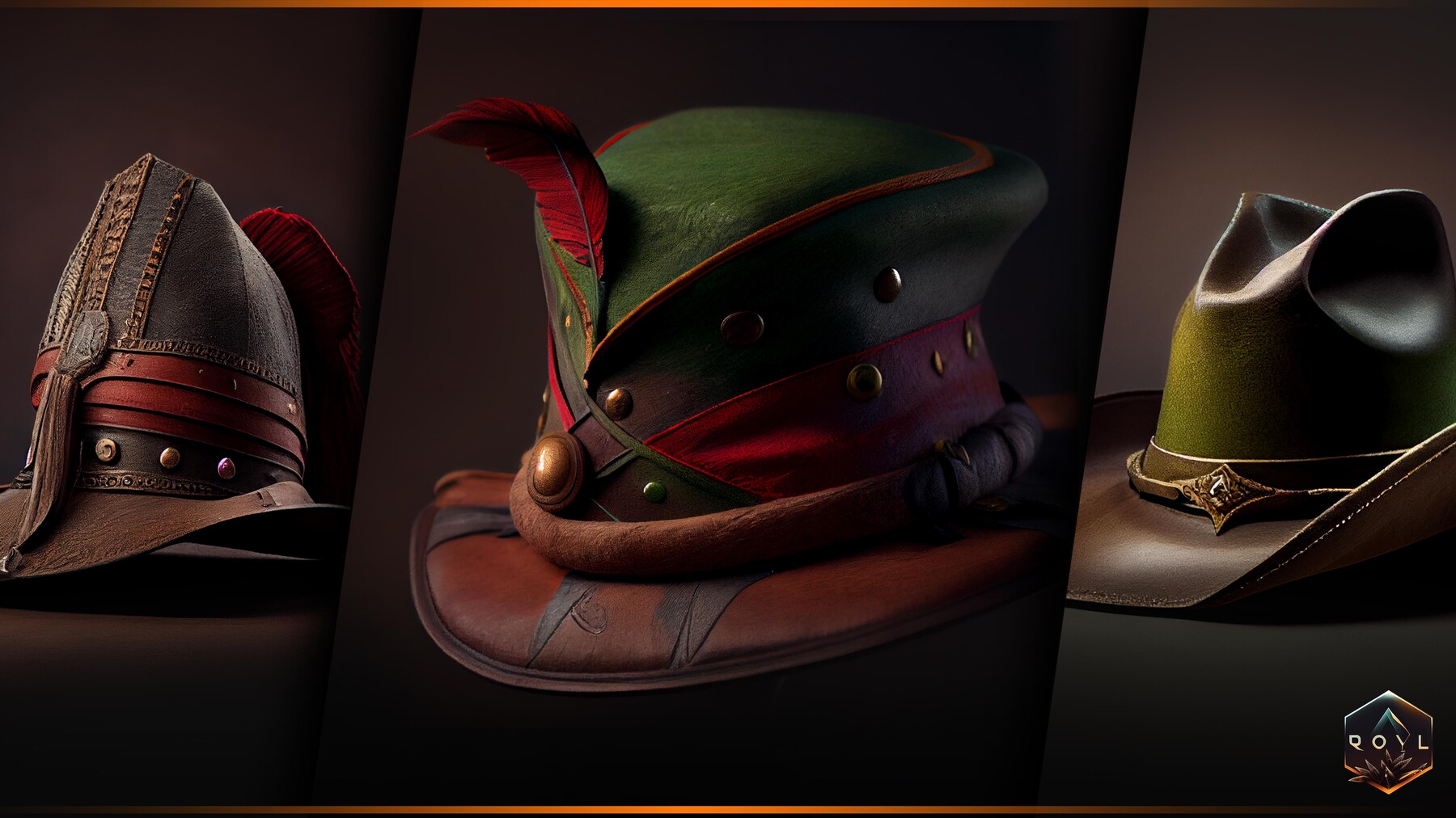 ArtStation - 183 Accessory Vintage Hat Reference modeling /Designing ...