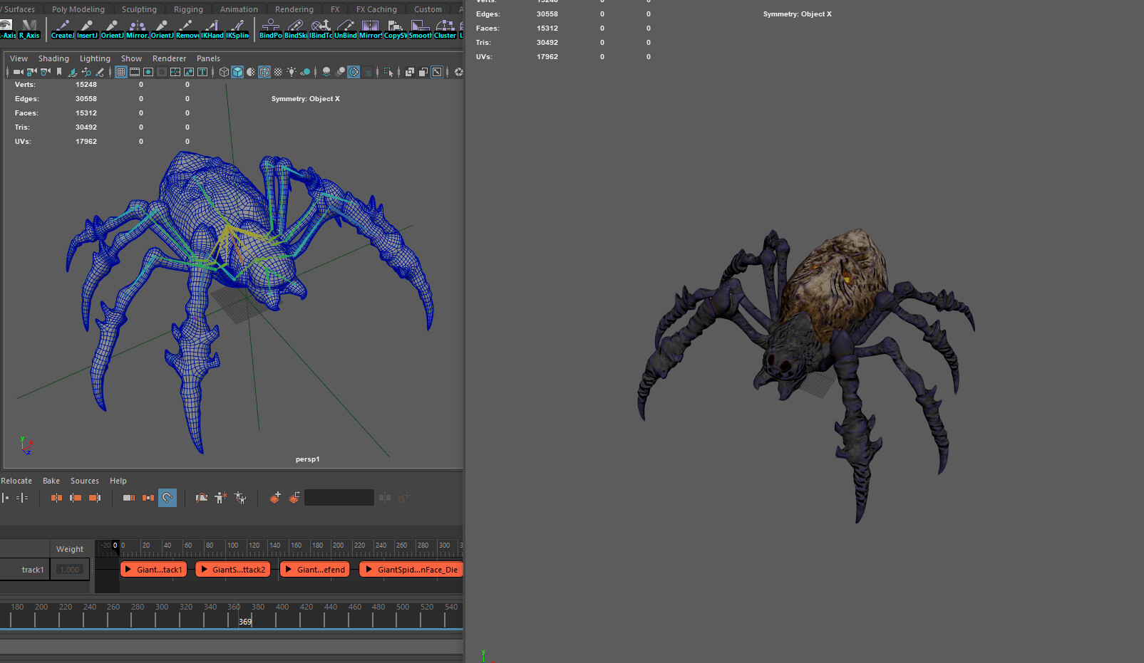 ArtStation - Giant Spider - The Demon Face - Ngchipv | Game Assets