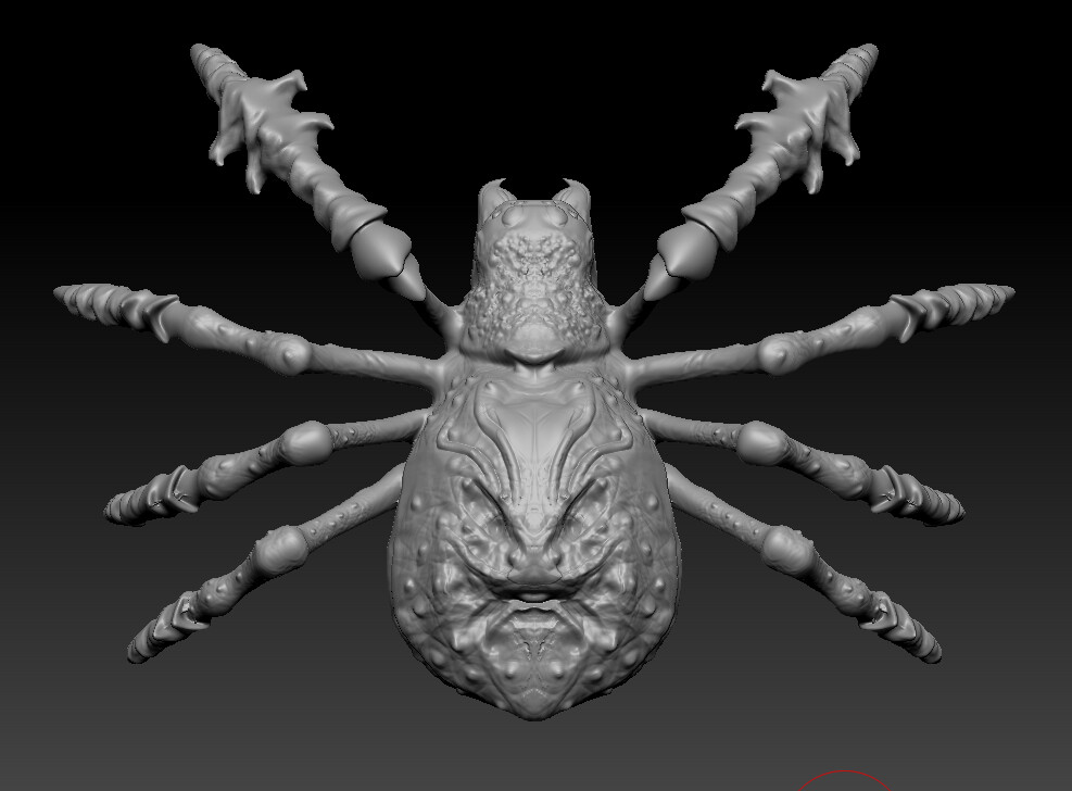 ArtStation - Giant Spider - The Demon Face - Ngchipv | Game Assets