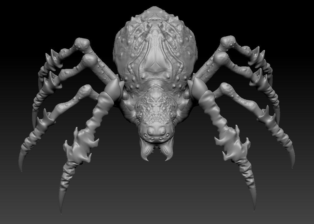 ArtStation - Giant Spider - The Demon Face - Ngchipv | Game Assets