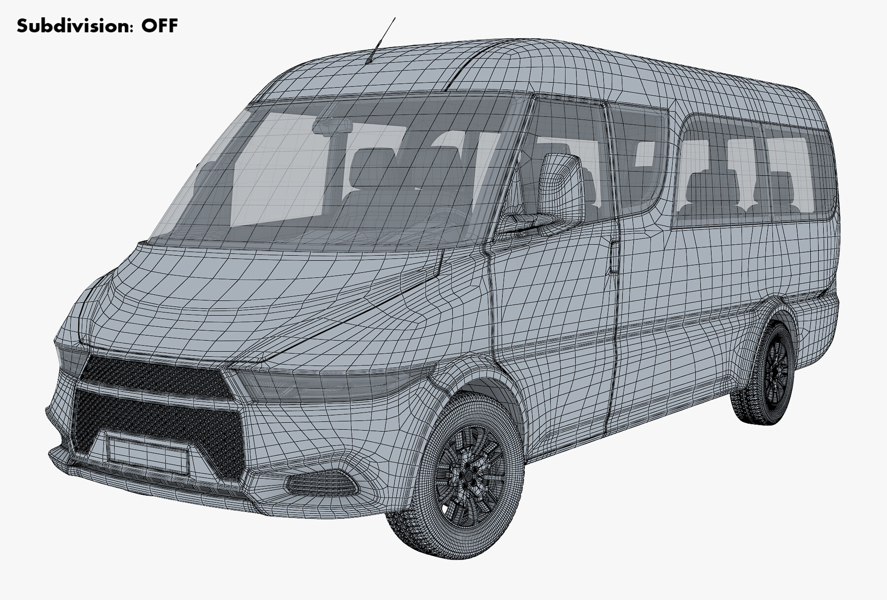 ArtStation - Generic Passenger Van v 1 | Resources