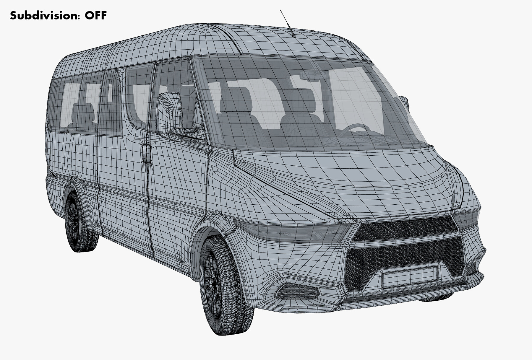 ArtStation - Generic Passenger Van v 1 | Resources