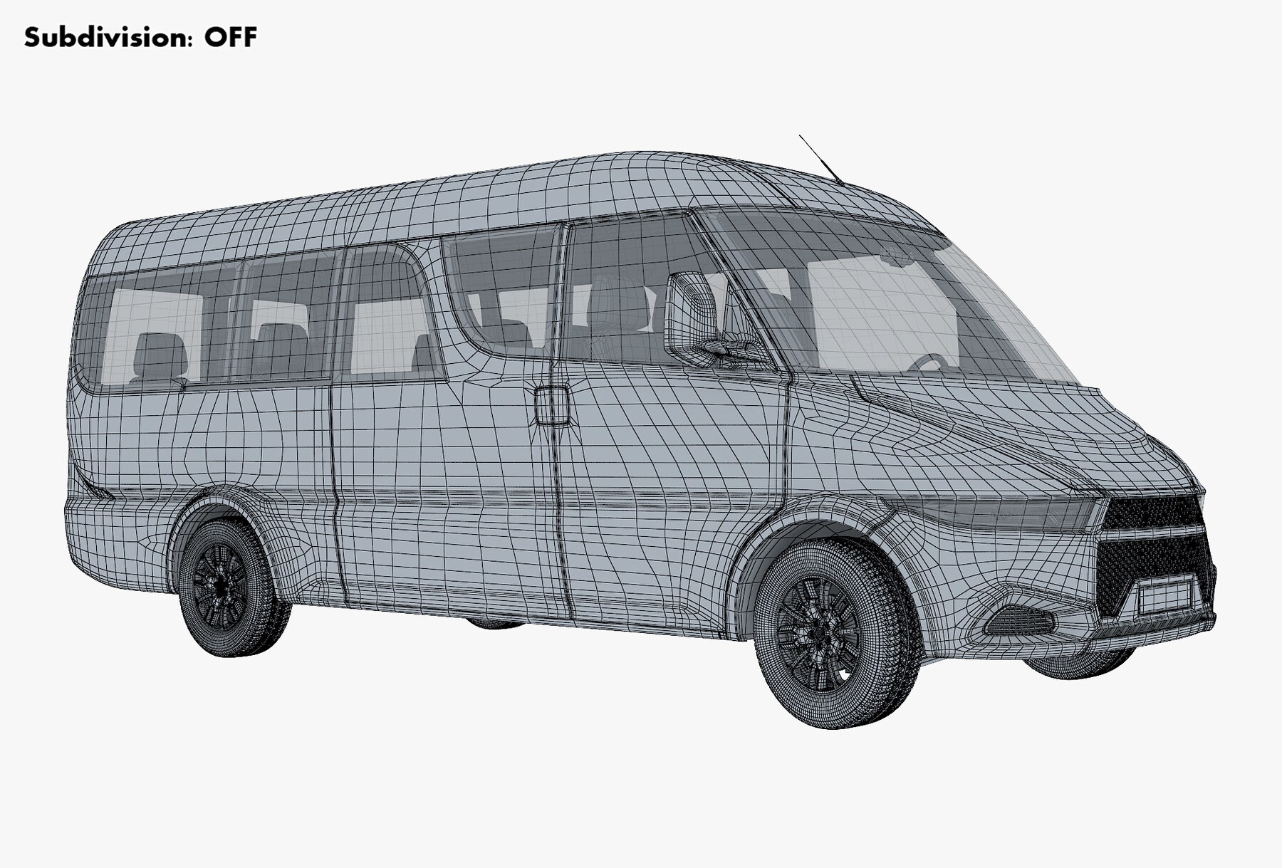 ArtStation - Generic Passenger Van v 1 | Resources