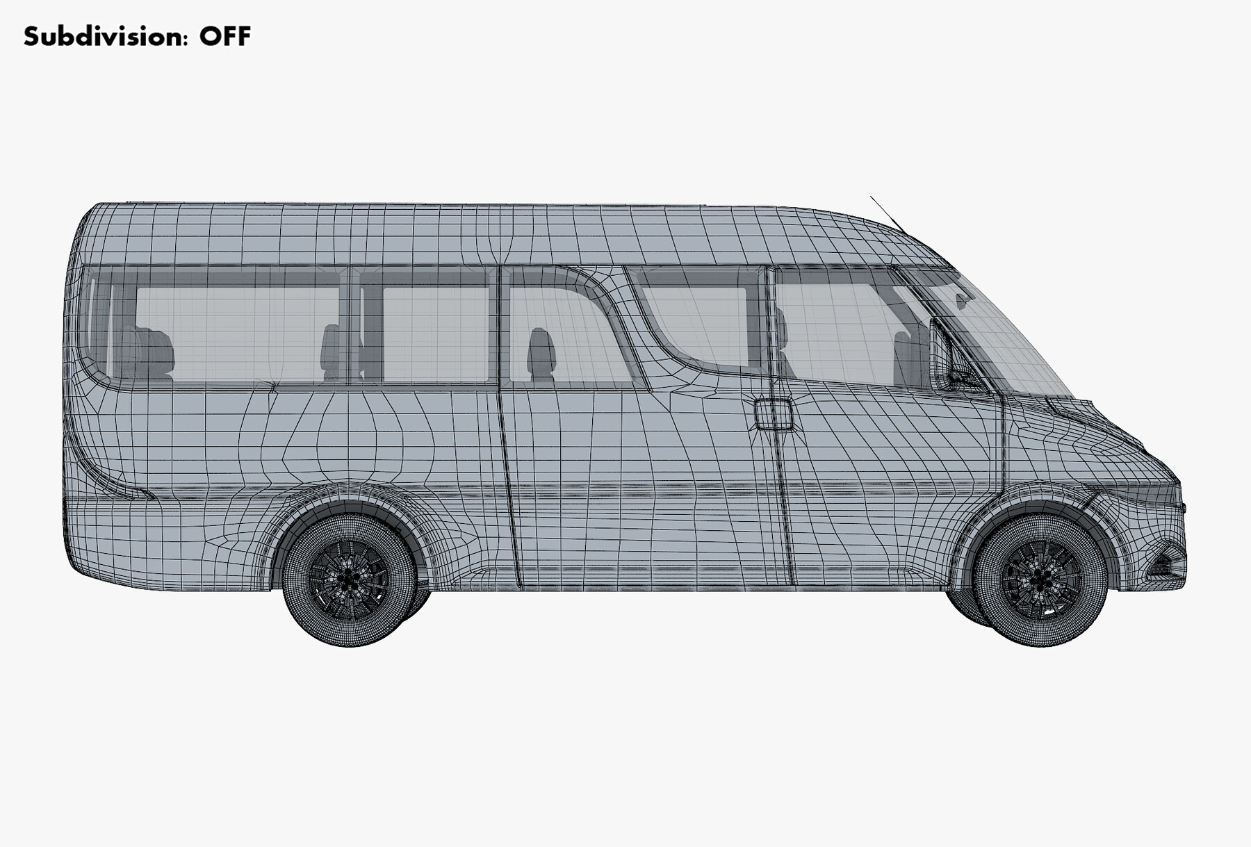 ArtStation - Generic Passenger Van v 1 | Resources