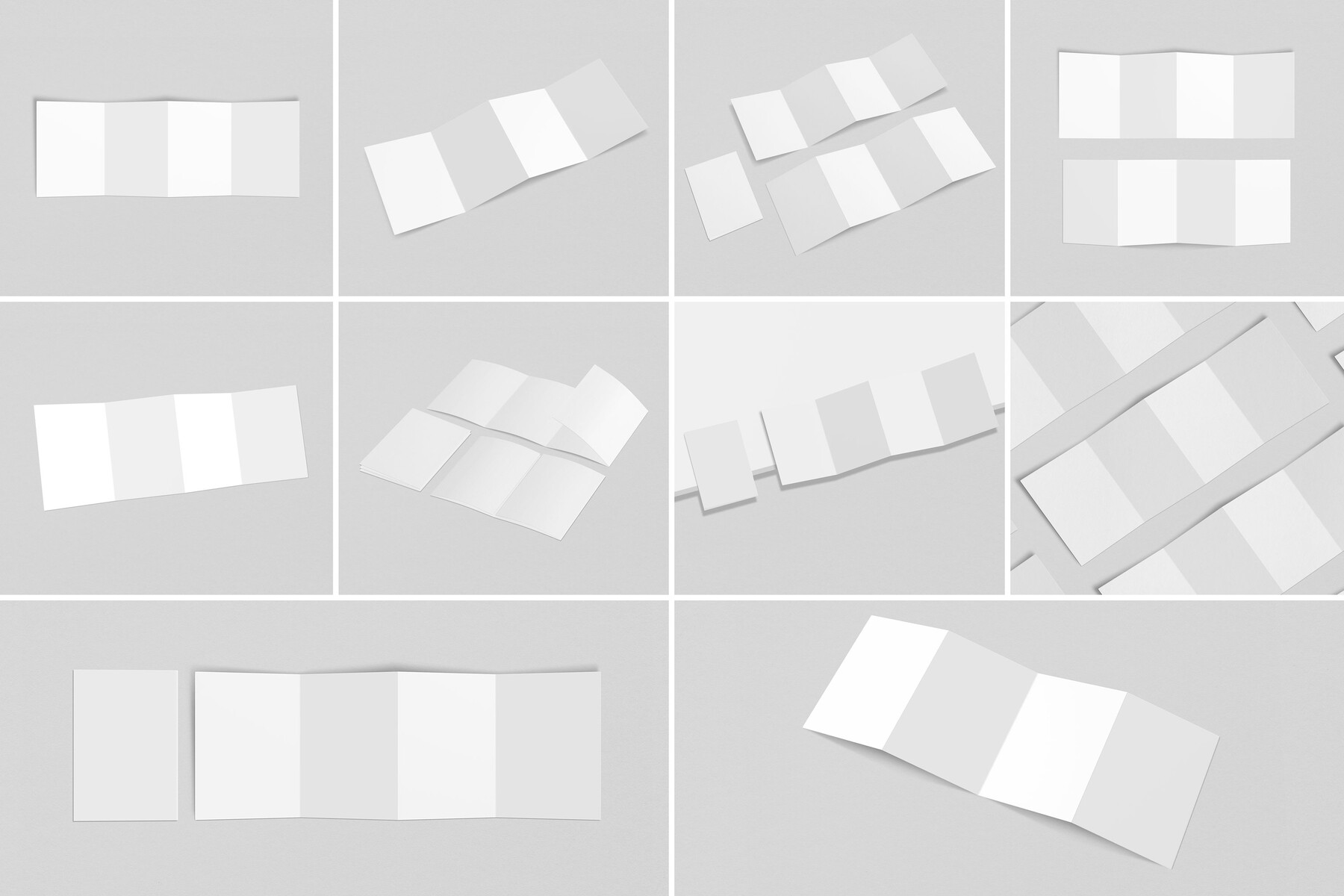 ArtStation - Square 4 Fold Brochure Mockup | Artworks