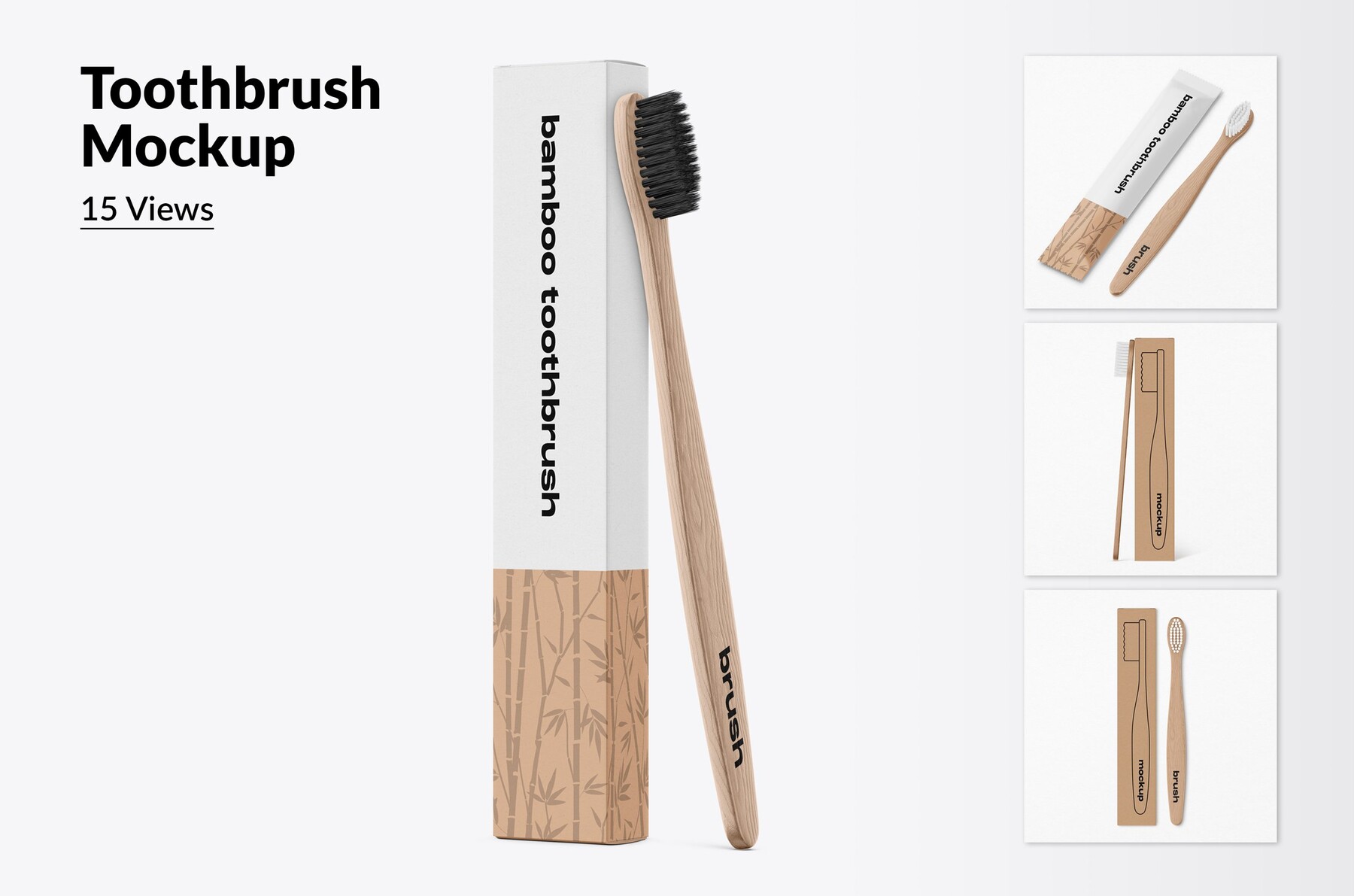 ArtStation - Bamboo Toothbrush Mockup | Artworks