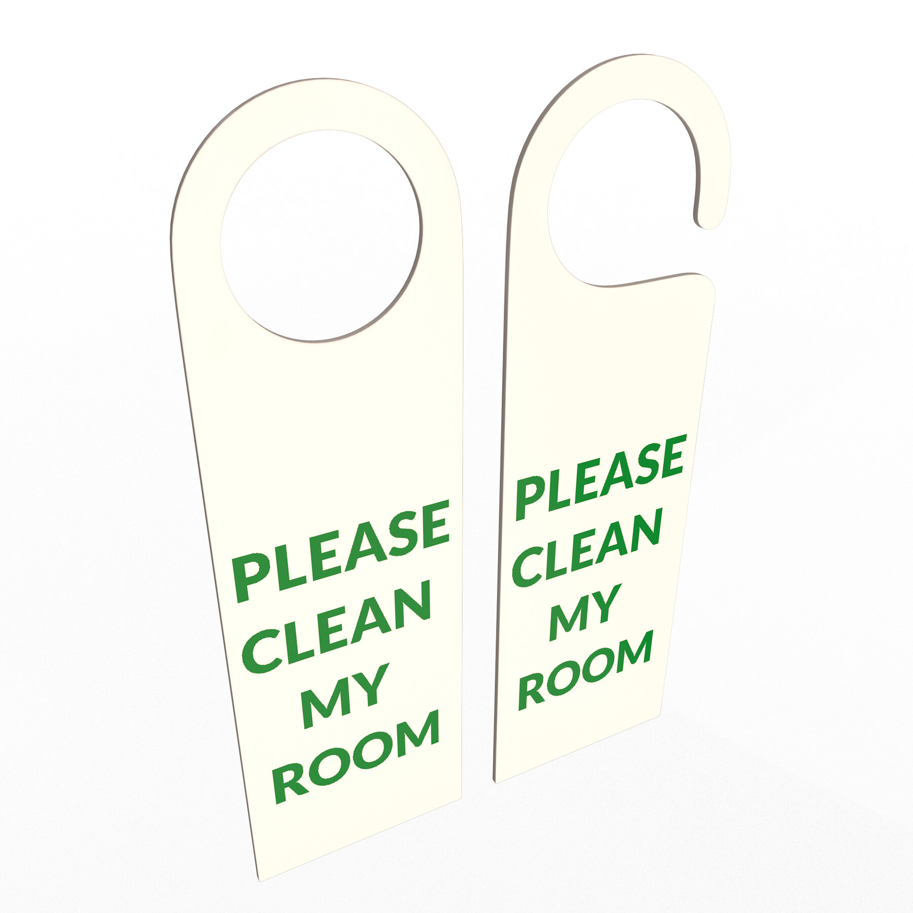ArtStation - Door Hanger Tag Please Clean My Room | Resources