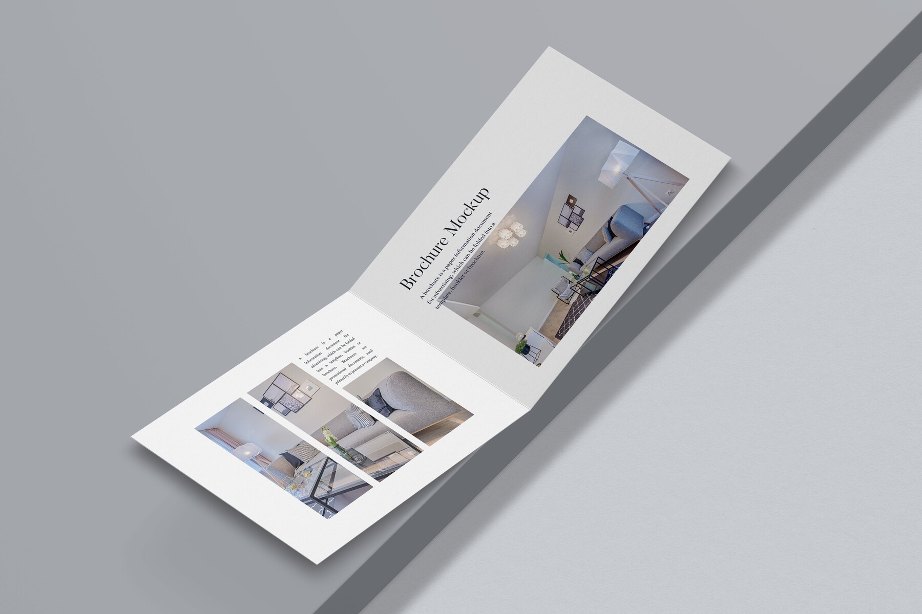 ArtStation - Landscape 2 Fold A4 Brochure Mockup | Artworks