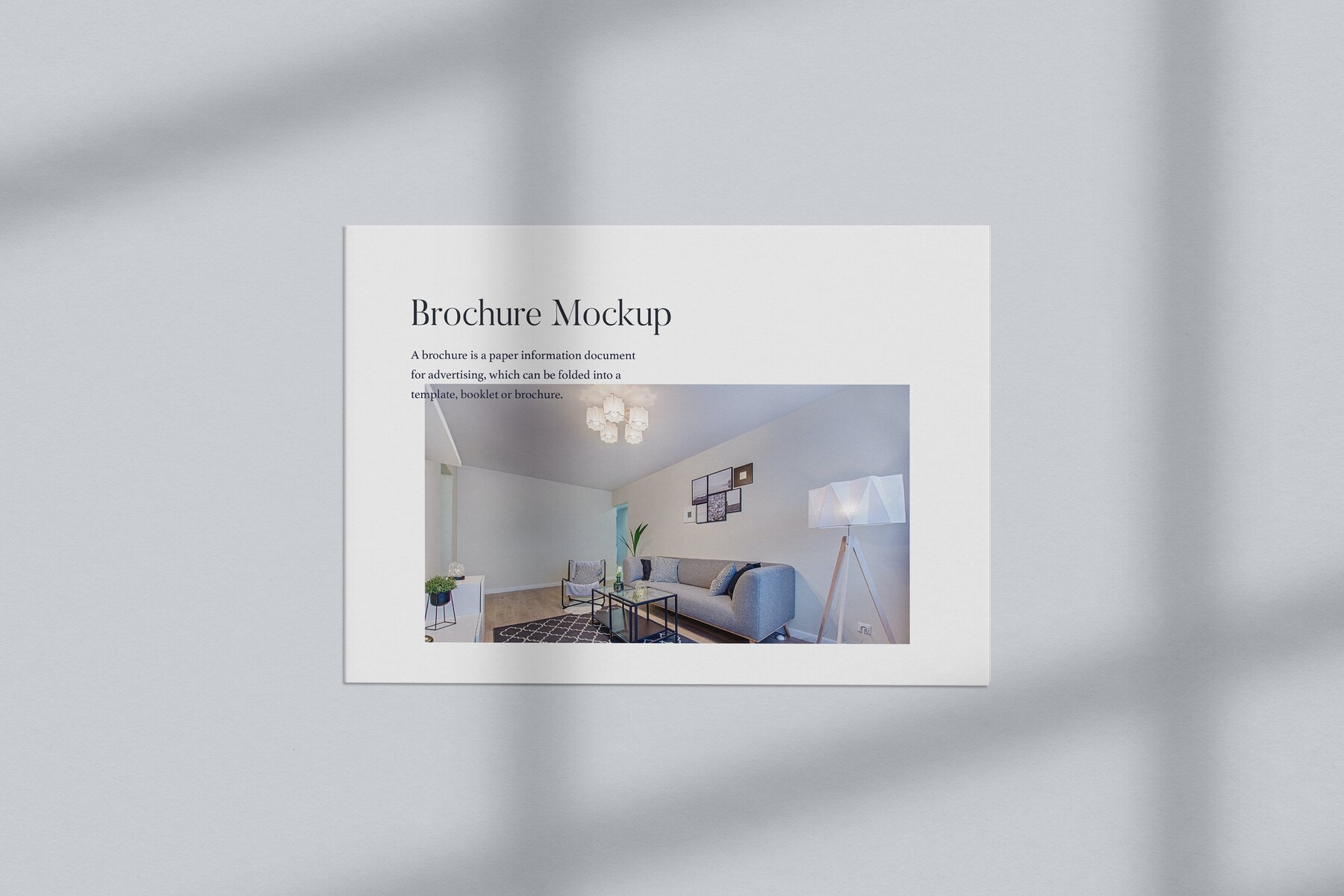 ArtStation - Landscape 2 Fold A4 Brochure Mockup | Artworks