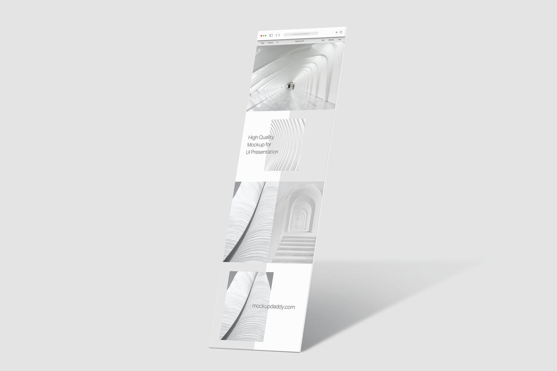 ArtStation - Minimal Responsive UI Mockup | Artworks